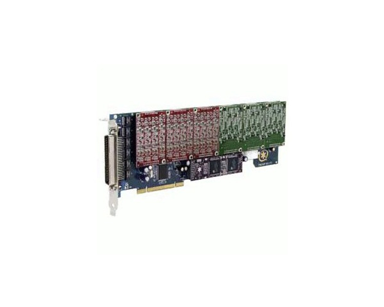 Digium 1TDM2400ELF 24 port modular analog PCI 3.3/5.0V card, no ...