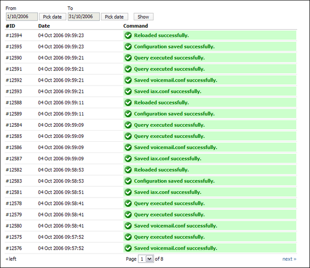 Action Logs